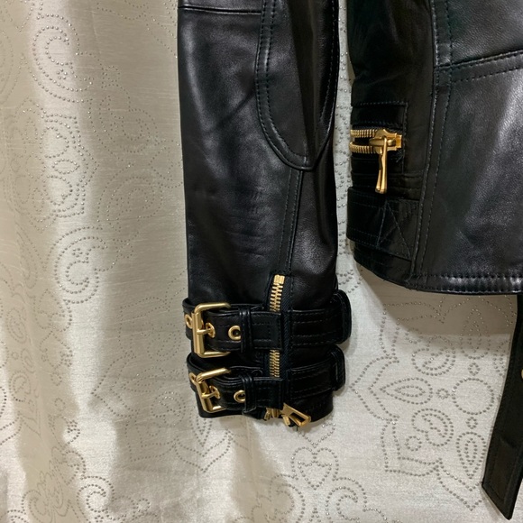 Balmain | Jackets & Coats | Balmain Hm Leather Jacket Rare Find Size 2 ...